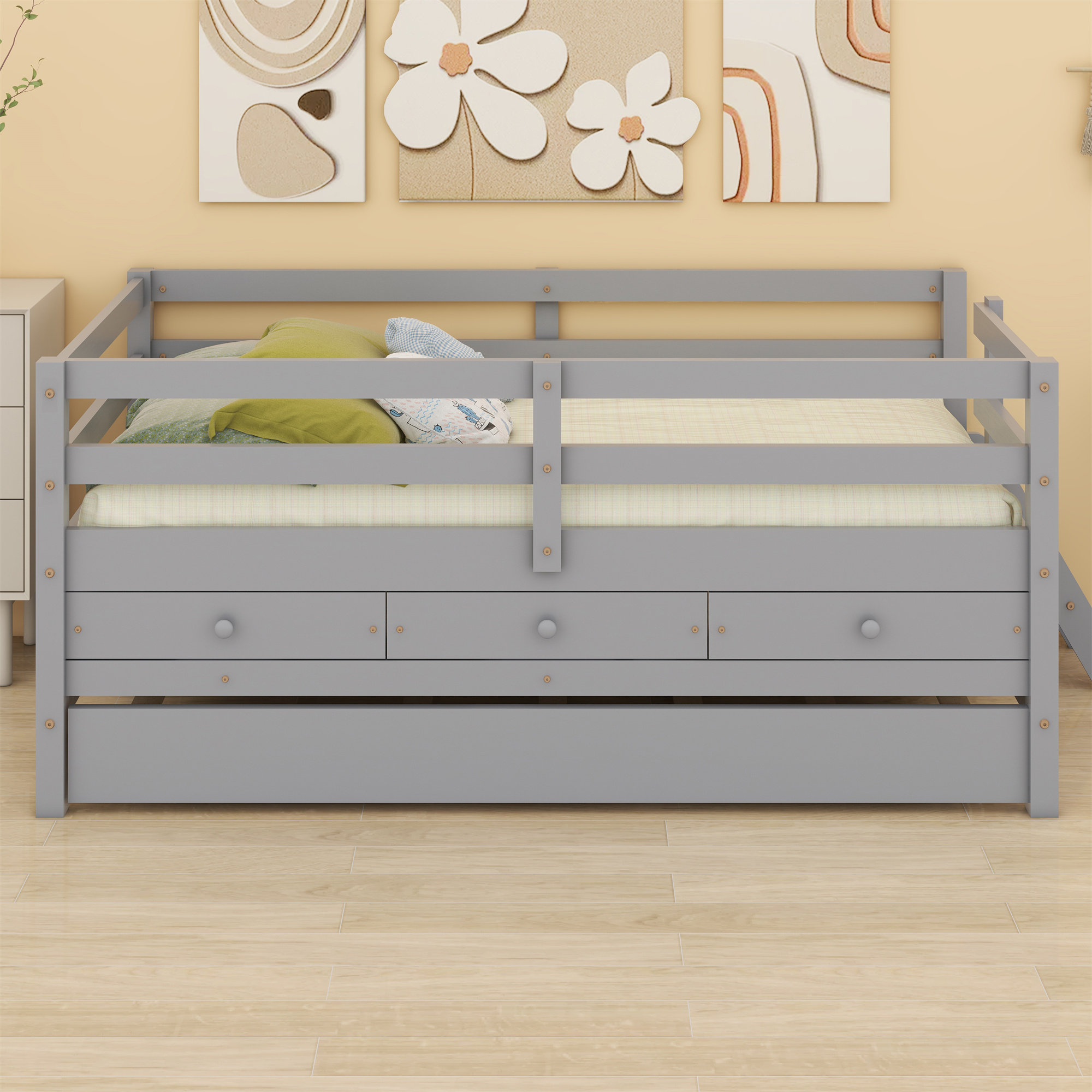 Red Barrel Studio Onetia Slat Storage Bed | Wayfair