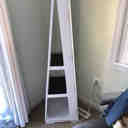 Latitude Run® Swivel Jewelry Cabinet 3-In-1 Lockable Standing Jewelry ...