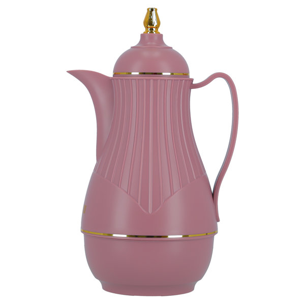 Royalford Glass Vacuum Flask, Vacuum Insulated Tea Carafe 1000ML ...