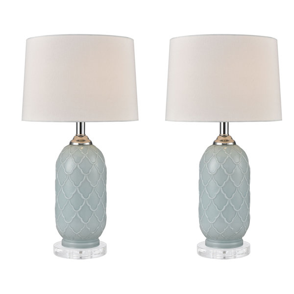 Rosecliff Heights Mauricio Glass Table Lamp & Reviews - Wayfair Canada