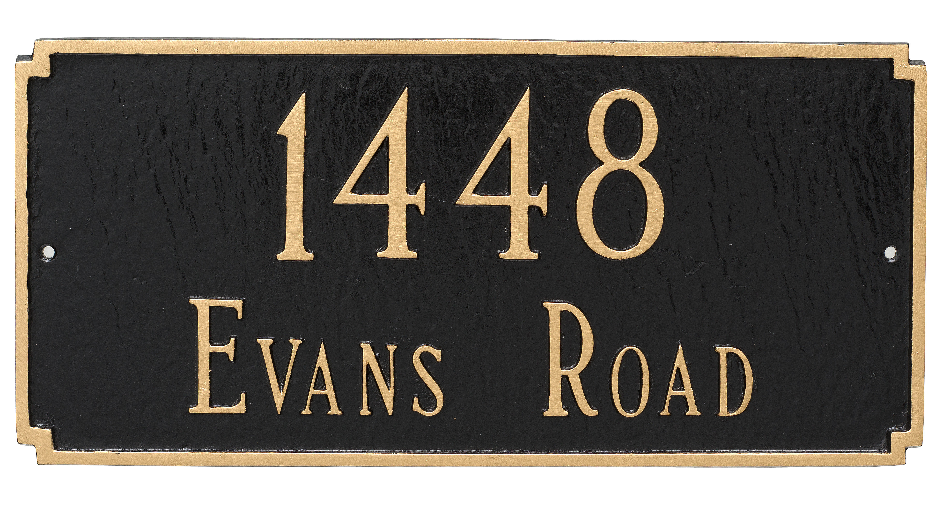 Montague Metal Products Madison Rectangle Wall Plaque & Reviews | Wayfair