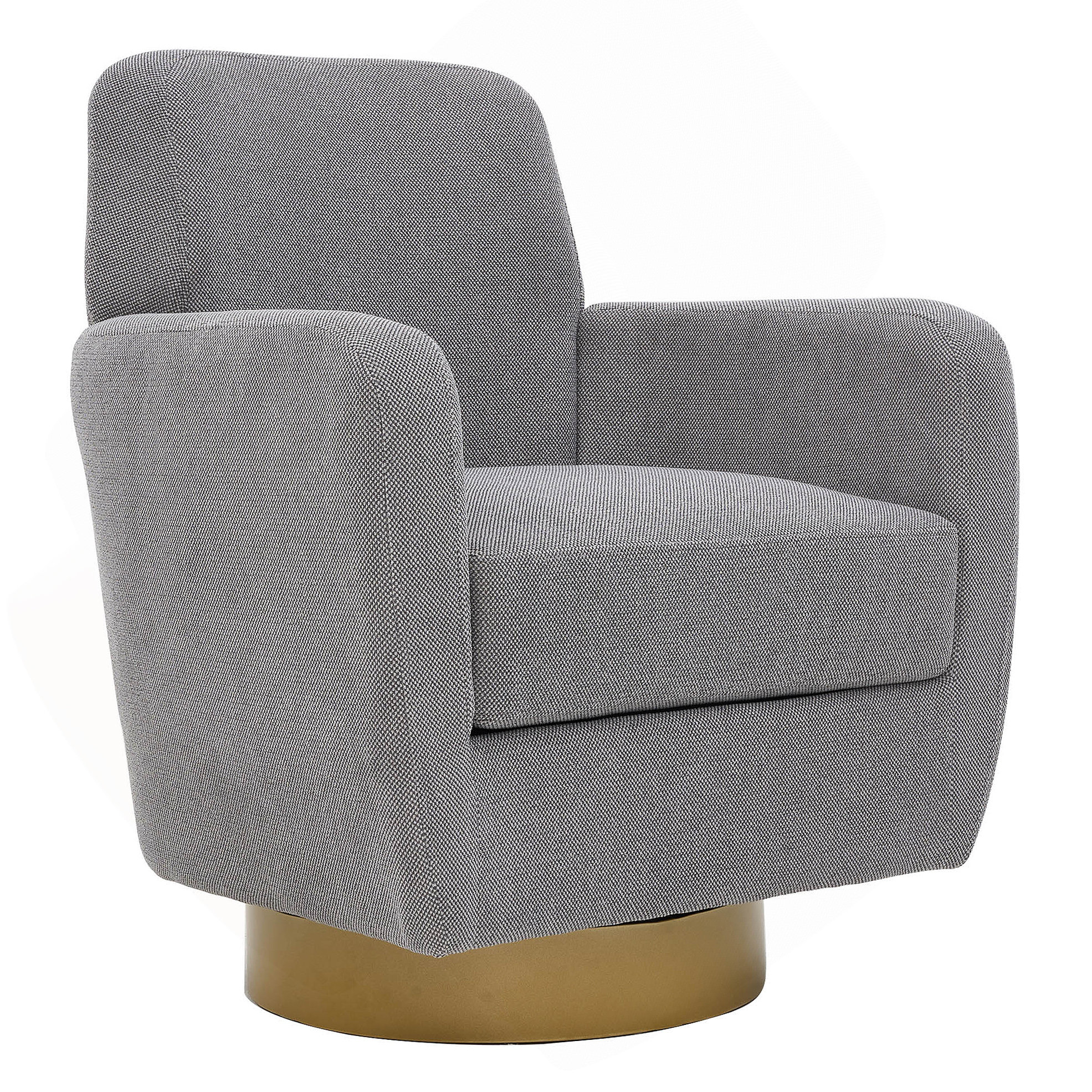 Everly Quinn 360 degree rotation armchair cotton linen skin friendly ...