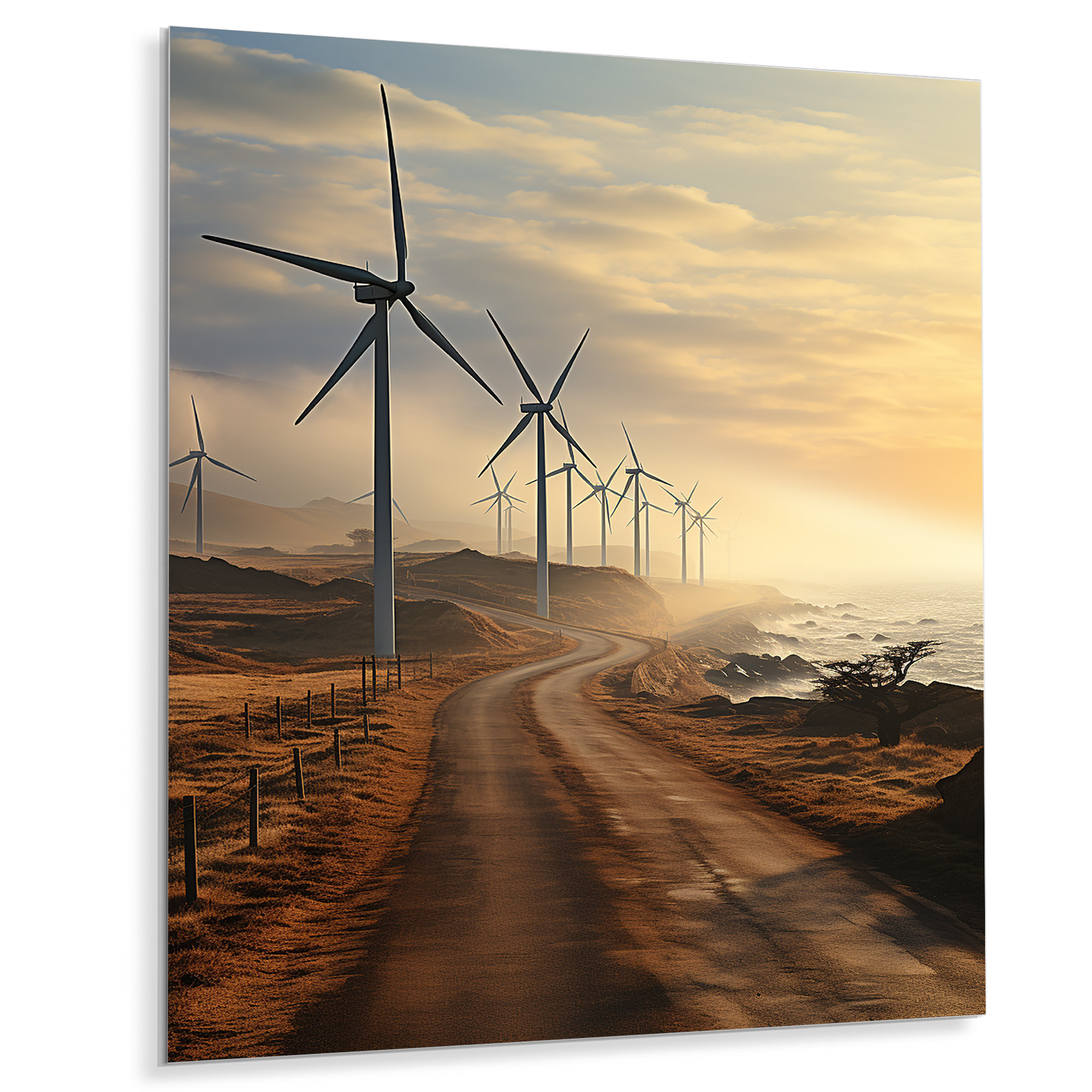 Gracie Oaks Wind Turbines Contemporary Energies - Wind Turbines Metal ...