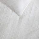 Vera Wang Bark Texture Cotton White Comforter Set & Reviews | Perigold