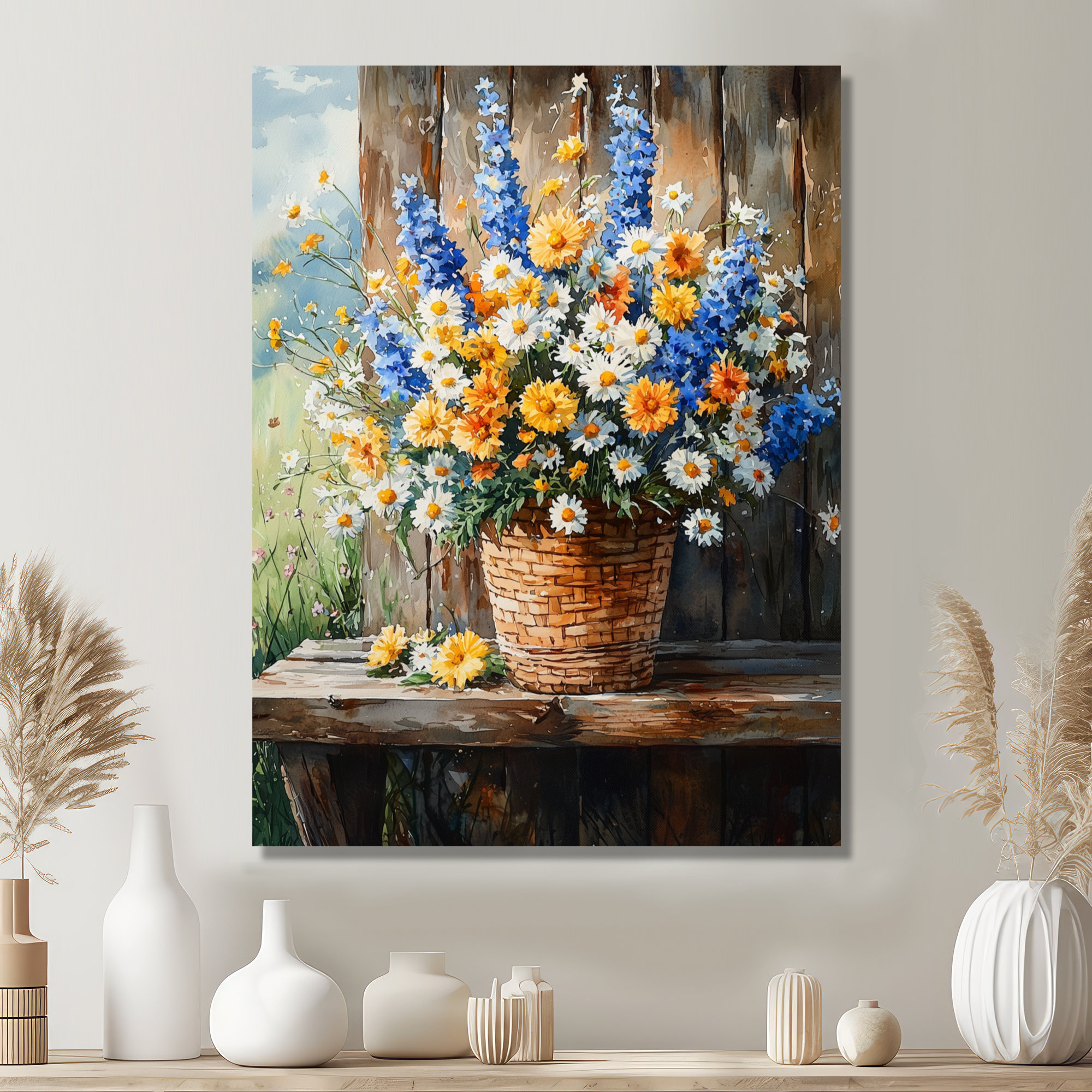 Winston Porter Wilkinson - Floral Canvas Art Print | Wayfair