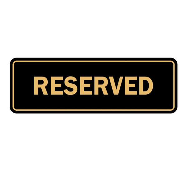 Signs ByLITA Reserved Sign | Wayfair
