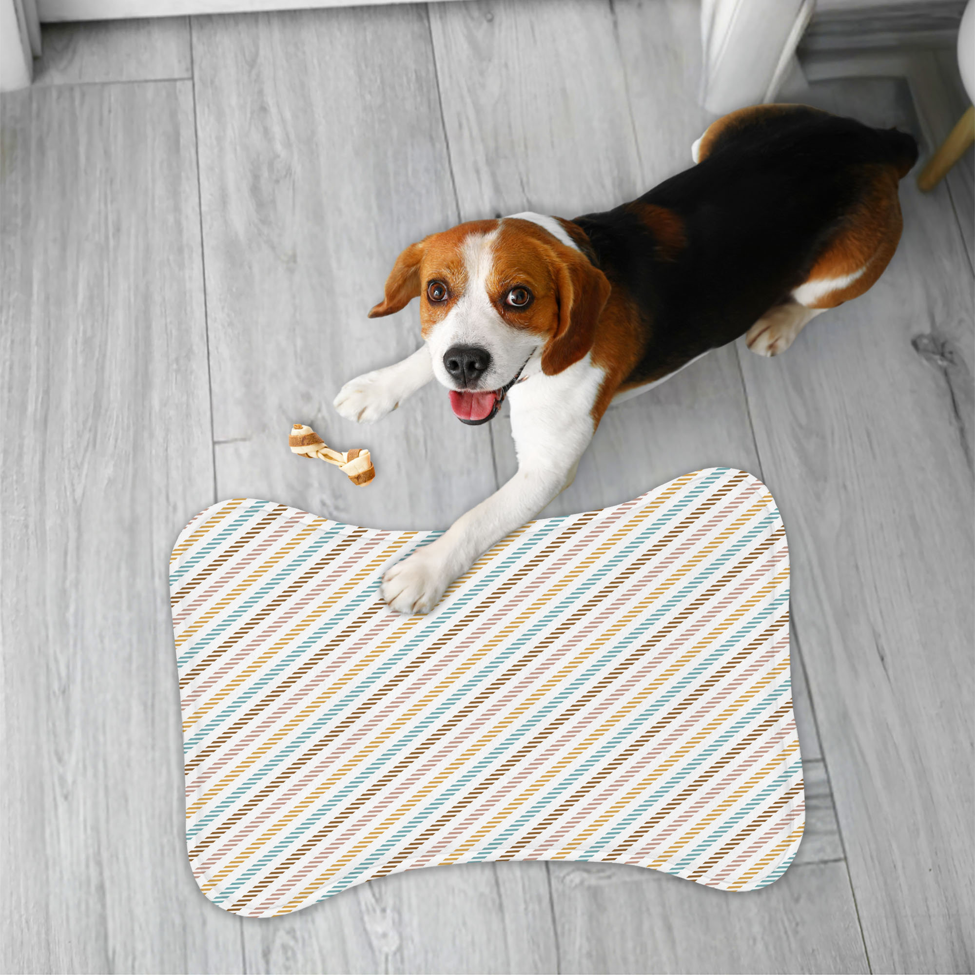 MentionedYou Retro Grace - 1 Piece Bone Shape Feeding Mat | Wayfair
