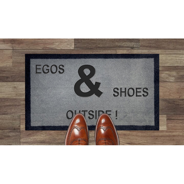 Happy Larry Shipe 70 x 40 cm Non-Slip Indoor Door Mat | Wayfair.co.uk