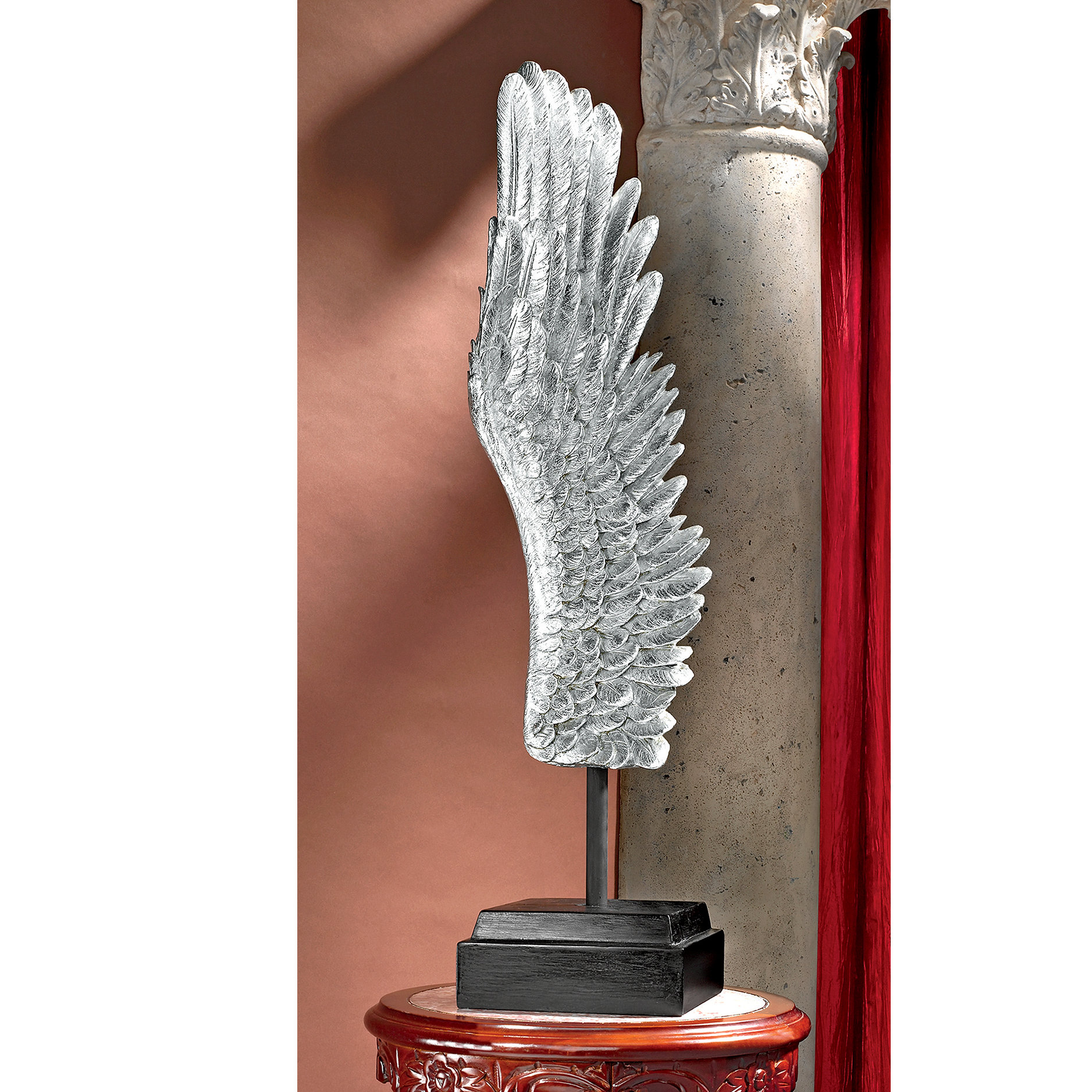 Design Toscano Guided by the Heavens Angel Wing Statue & Reviews | Wayfair