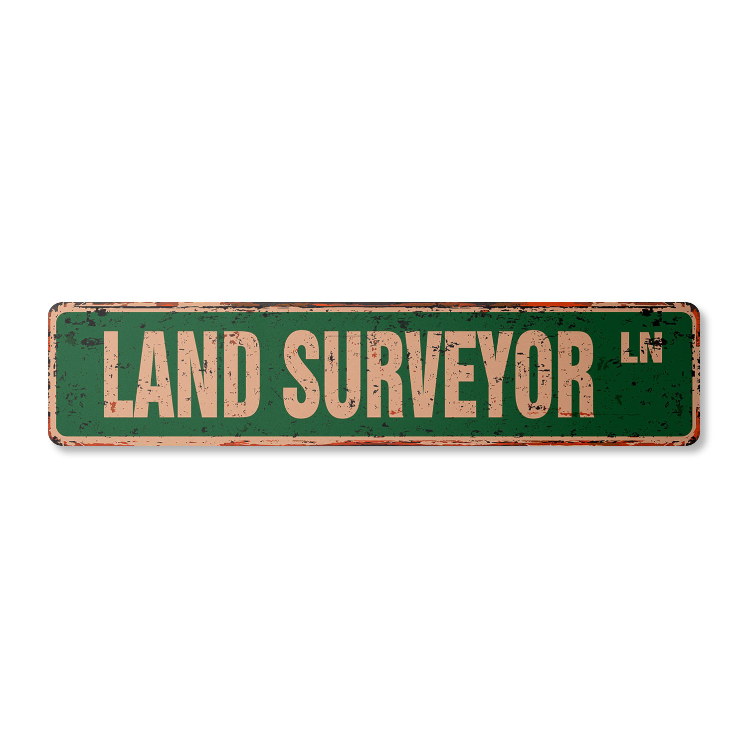 SignMission Land Surveyor Aluminum Street Sign | Wayfair