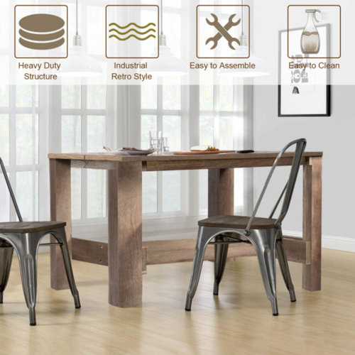 Union Rustic Summerlin Dining Table & Reviews | Wayfair