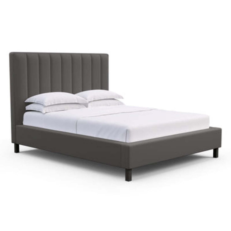 Tandem Arbor Highline Vertical Channel Panel Upholstered Bed | Wayfair