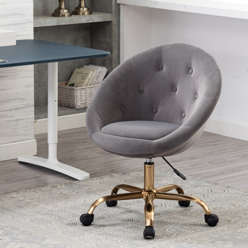 Mercer41 Ganix Velvet Task Chair & Reviews | Wayfair