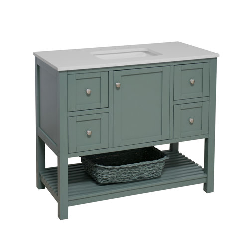 Green Bathroom Vanities You'll Love | Wayfair