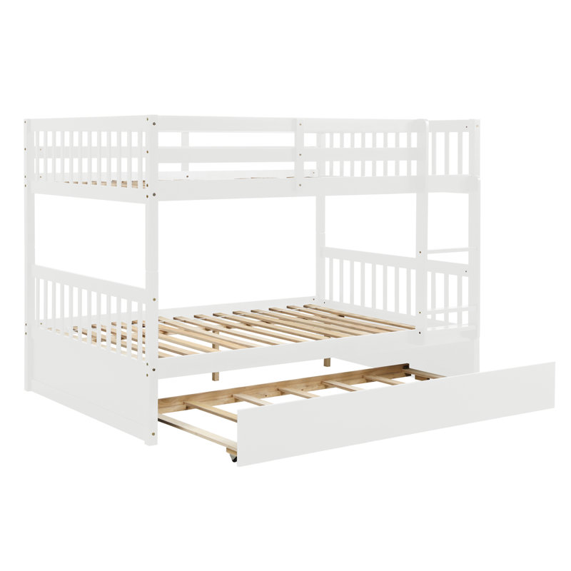 Harriet Bee Sotion Kids Bunk Bed with Trundle & Reviews | Wayfair