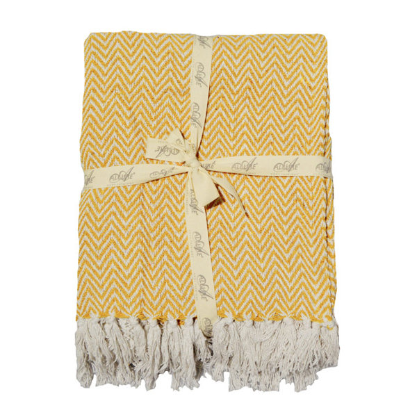 George Oliver Audley Chevron Herringbone Throw Blanket & Reviews ...