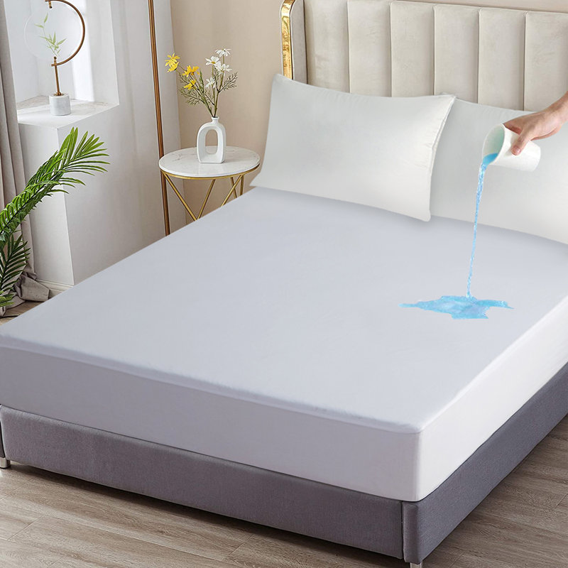 Alwyn Home Caprice Waterproof Fitted Mattress Protector & Reviews | Wayfair