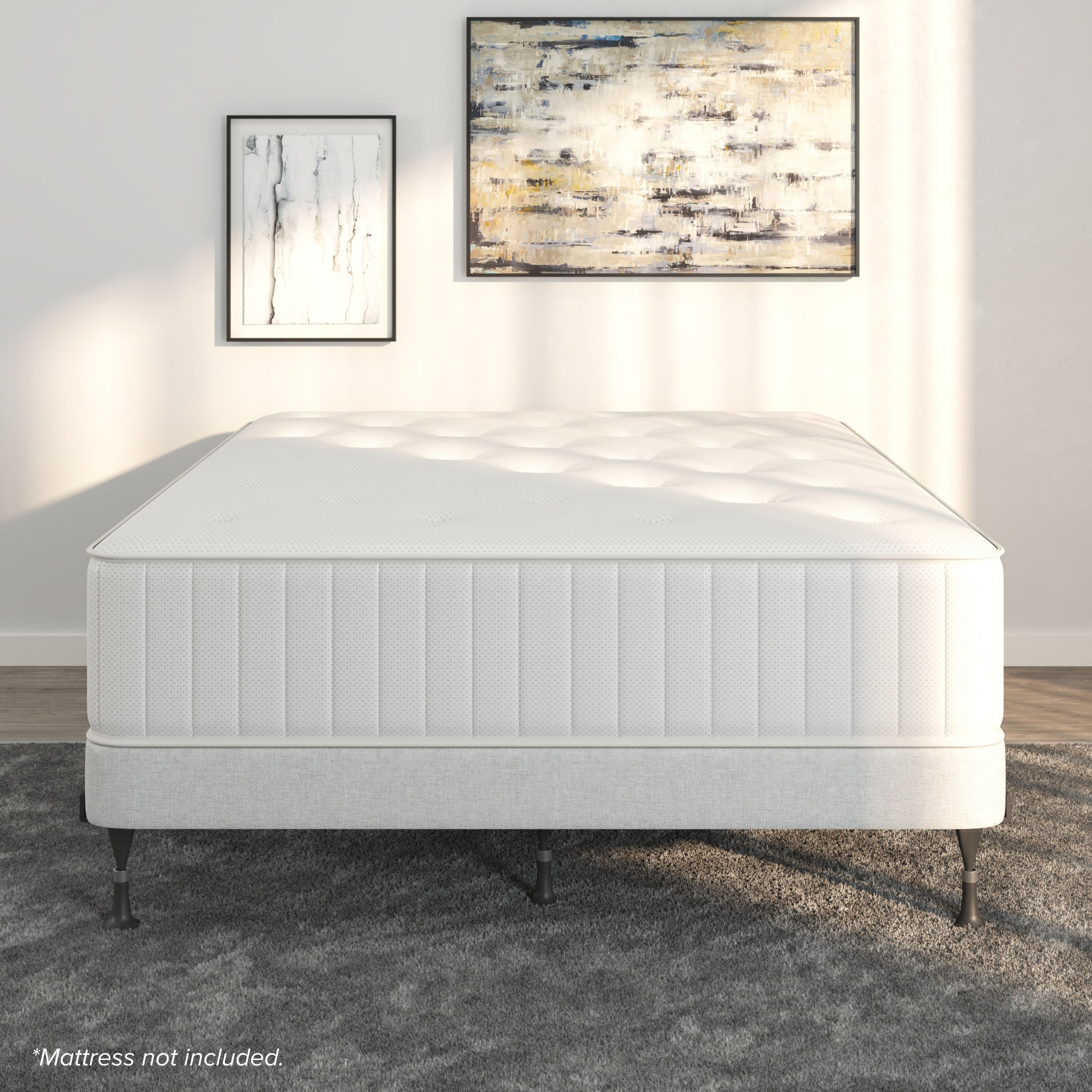 Hollywood Bed Frame Lev-R-Lock - Bed Frame with Rollers - Twin / Full ...