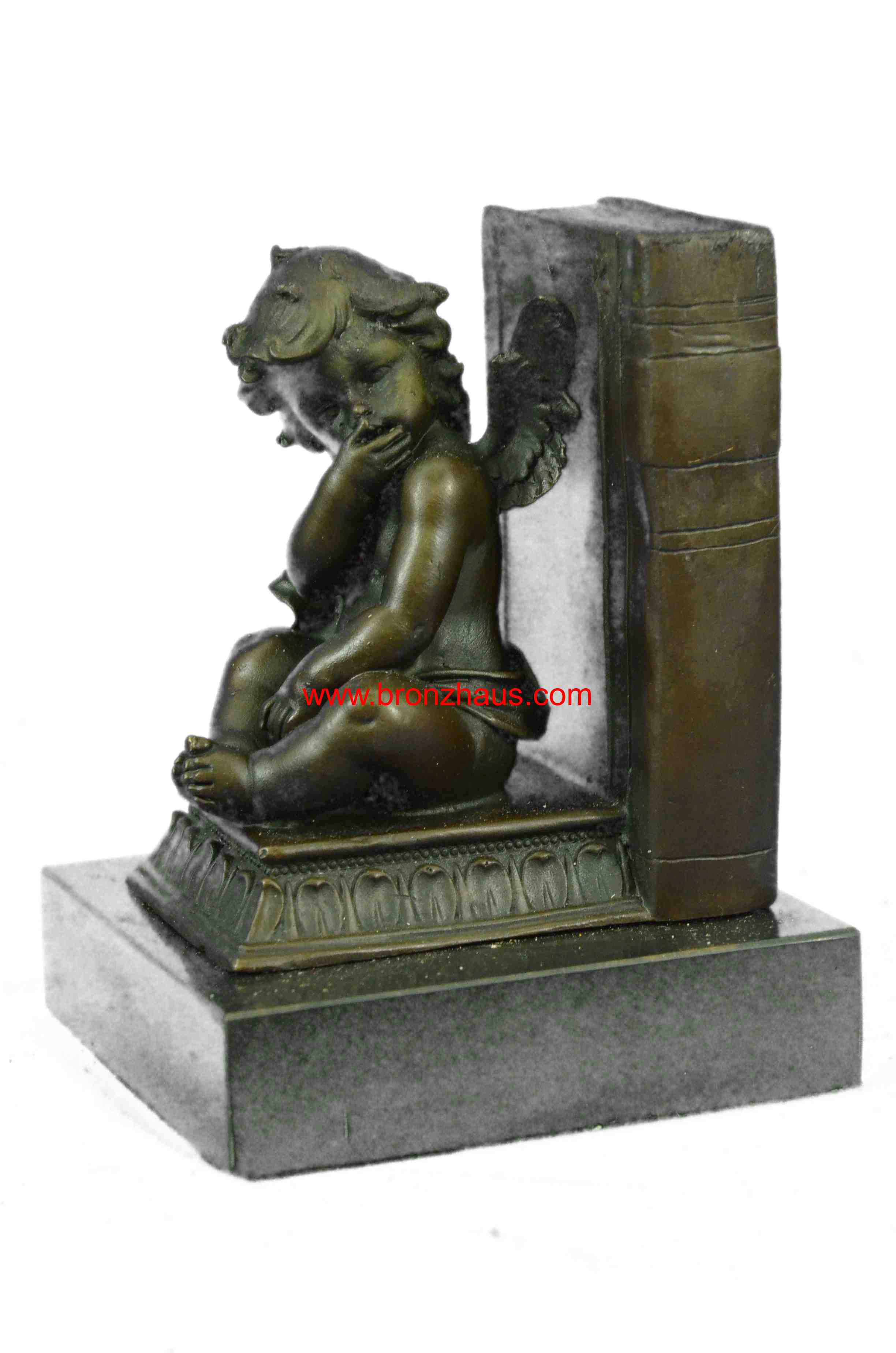 Red Barrel Studio® Hilbert Baby Angel Non-skid Bookend | Wayfair