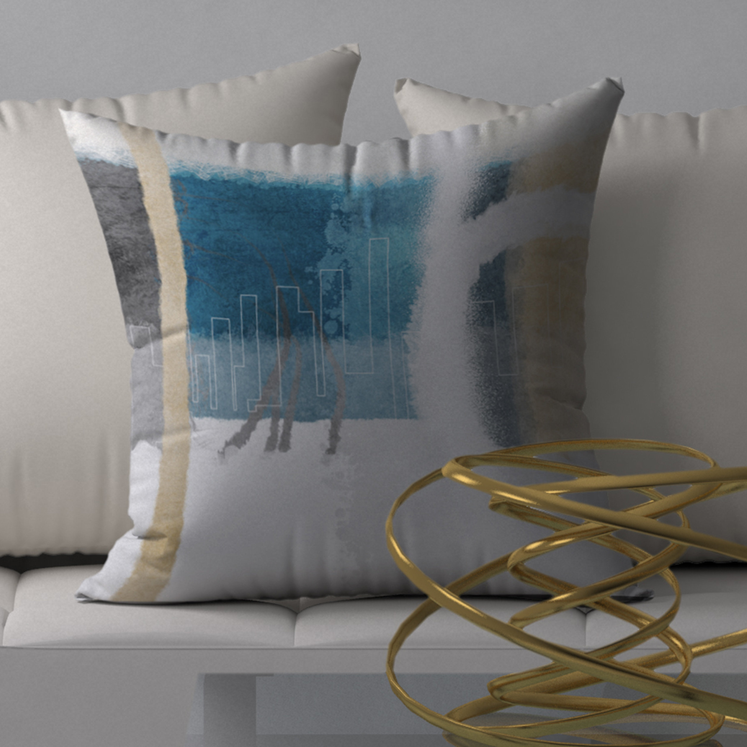 LeRoi Products Singular Square Pillow Cover & Insert | Wayfair