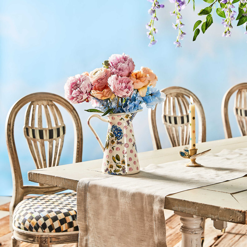 MacKenzie-Childs Wildflowers Medium Practical Pitcher | Wayfair