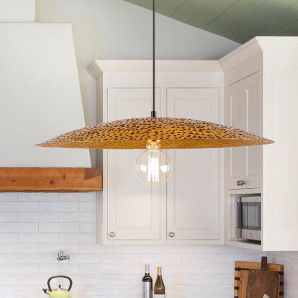 Mercer41 Ayshah 1 - Light Metal Single Pendant | Wayfair