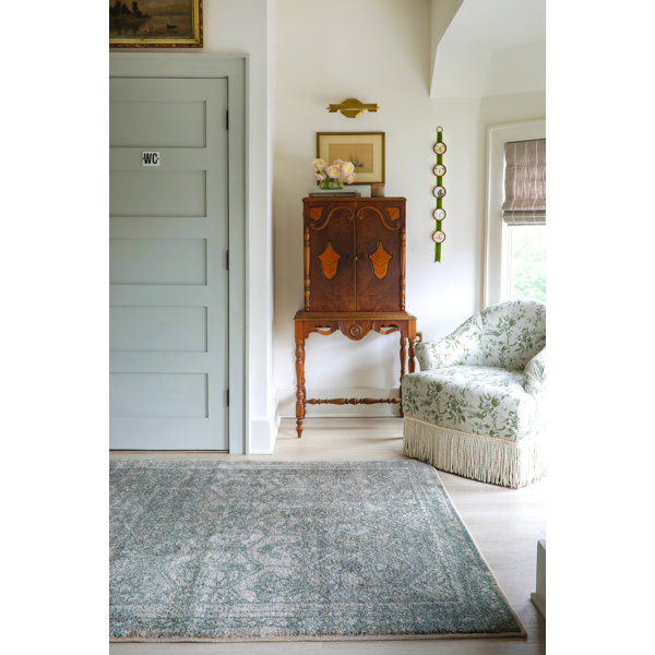 Orian Jenni Yolo Home Aster Mansell Olive Traditional Indoor Area Rug ...