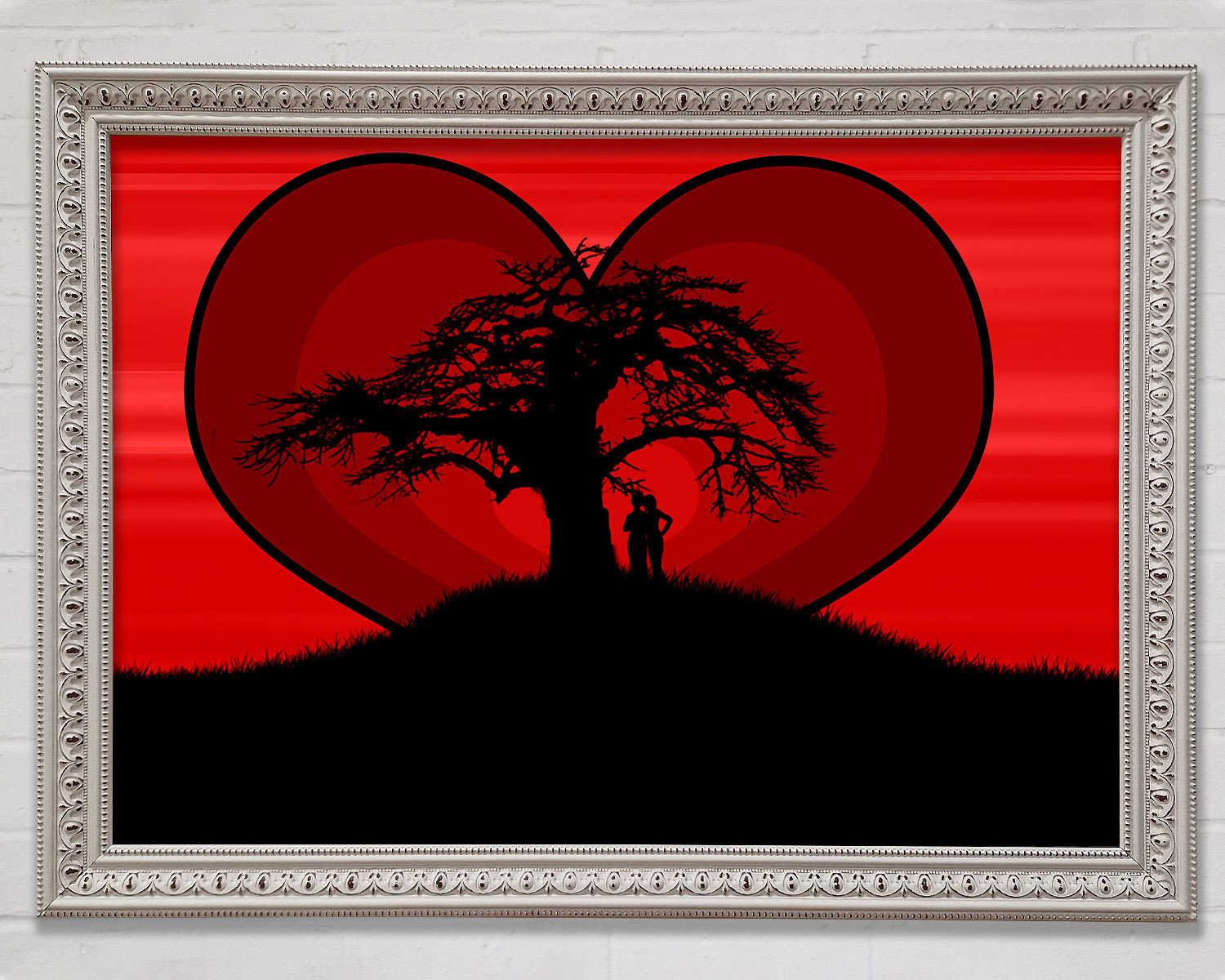 Bright Star Lovers At Love Tree - Print | Wayfair.co.uk