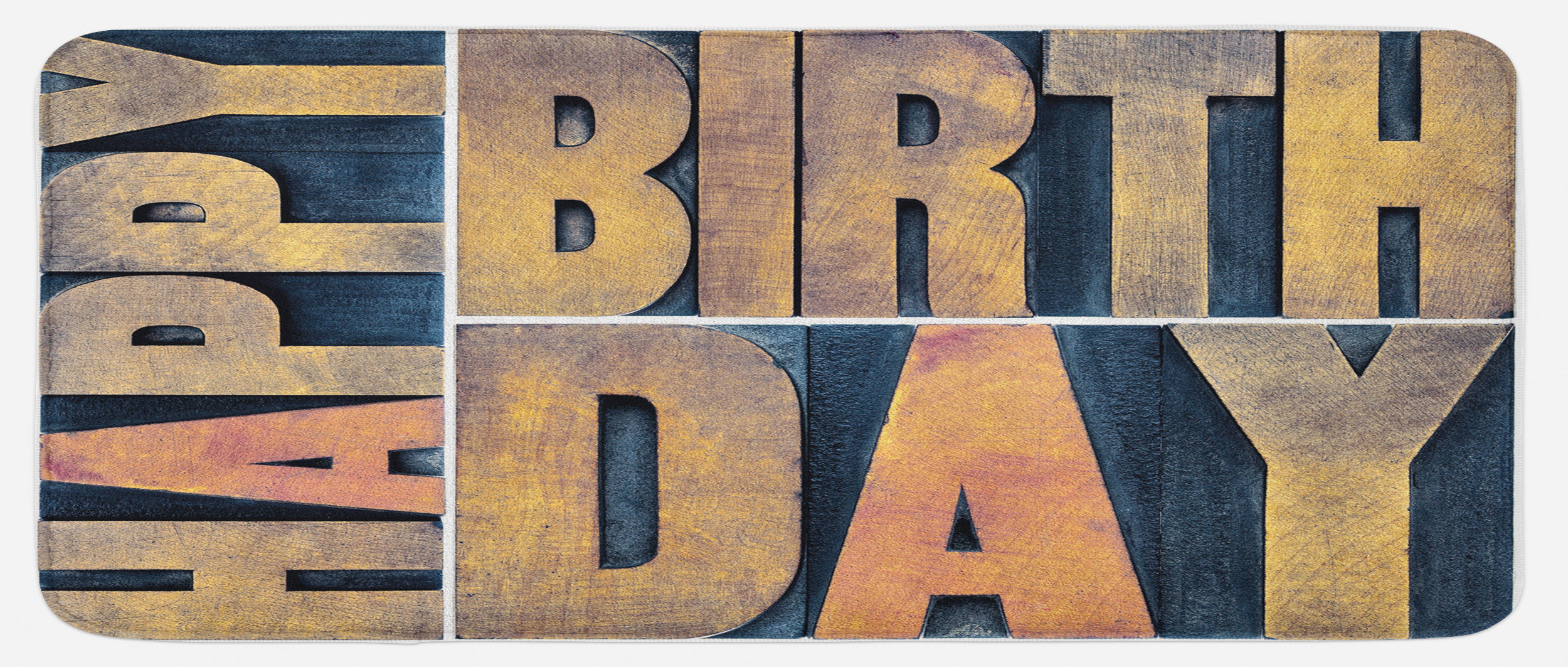 East Urban Home Letterpress Wood Type Printing Blocks Rectangles ...