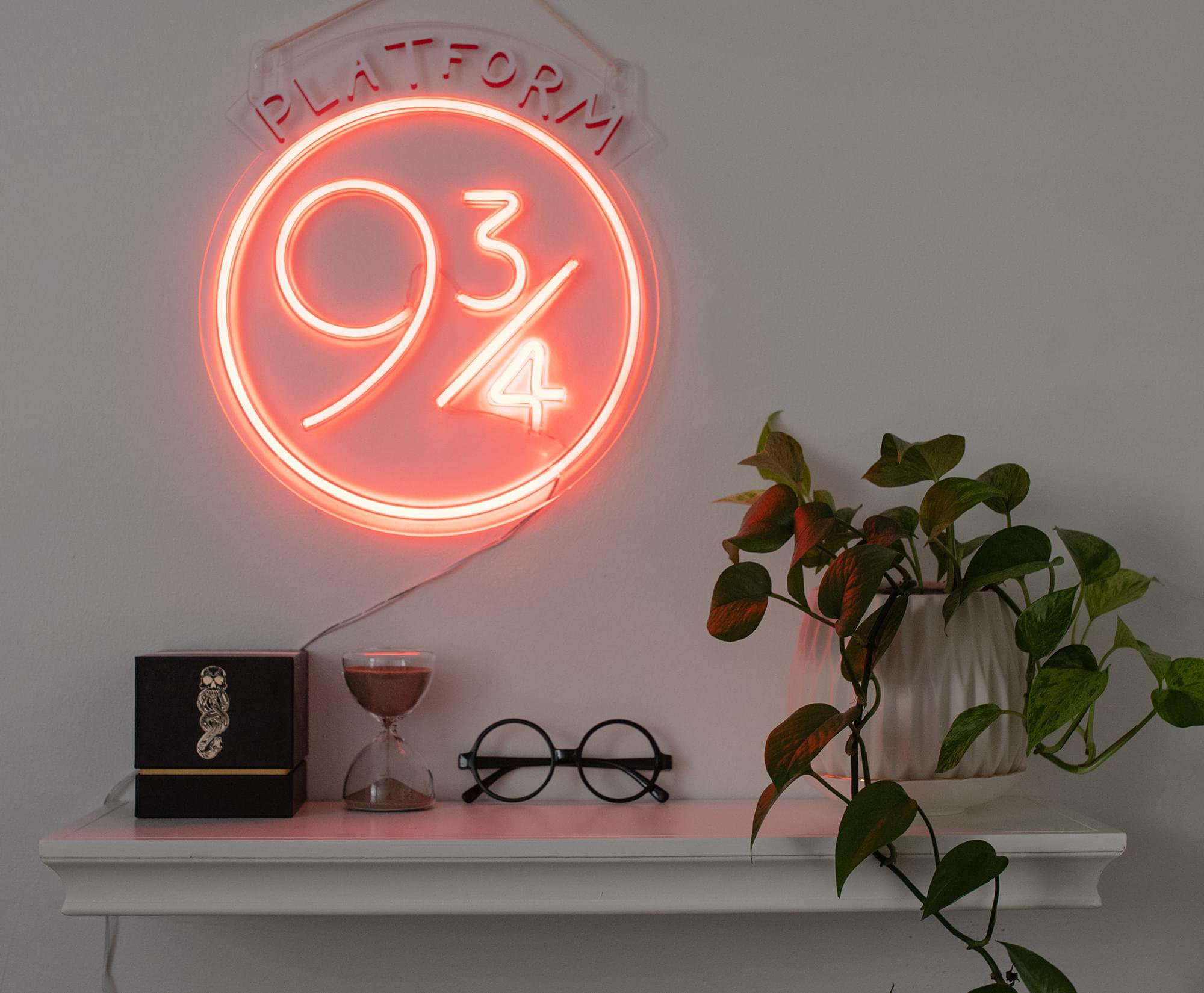 Trinx Harry Potter Platform 9 3/4 Hanging Led Neon Wall Light Sign ...
