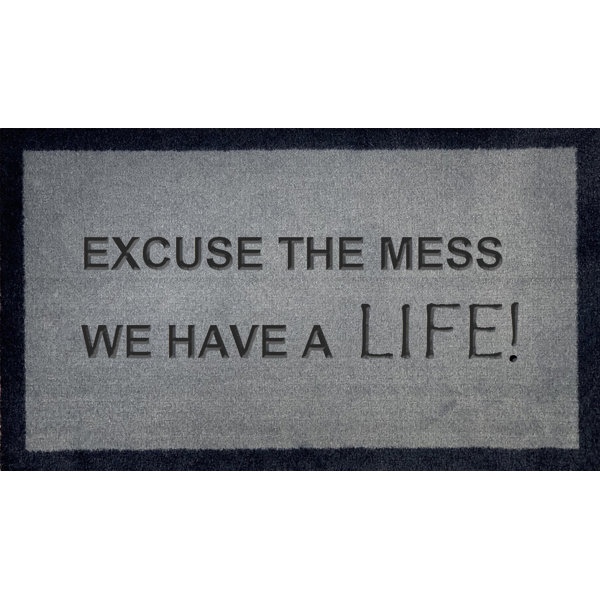 Happy Larry Sisneros 40 x 70cm Non-Slip Indoor Door Mat | Wayfair.co.uk