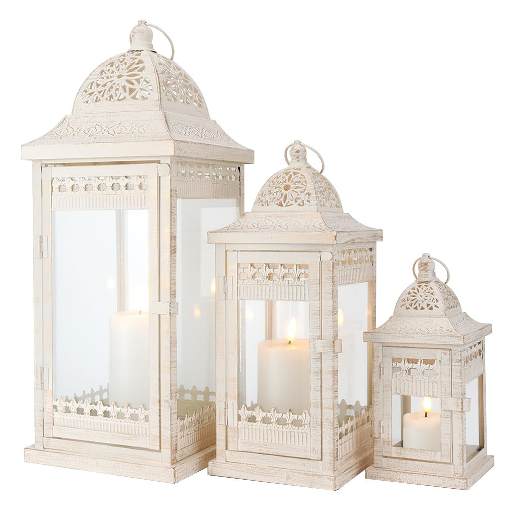 Lily Manor Barkhad 3 Piece Corner Lantern Set | Wayfair.co.uk