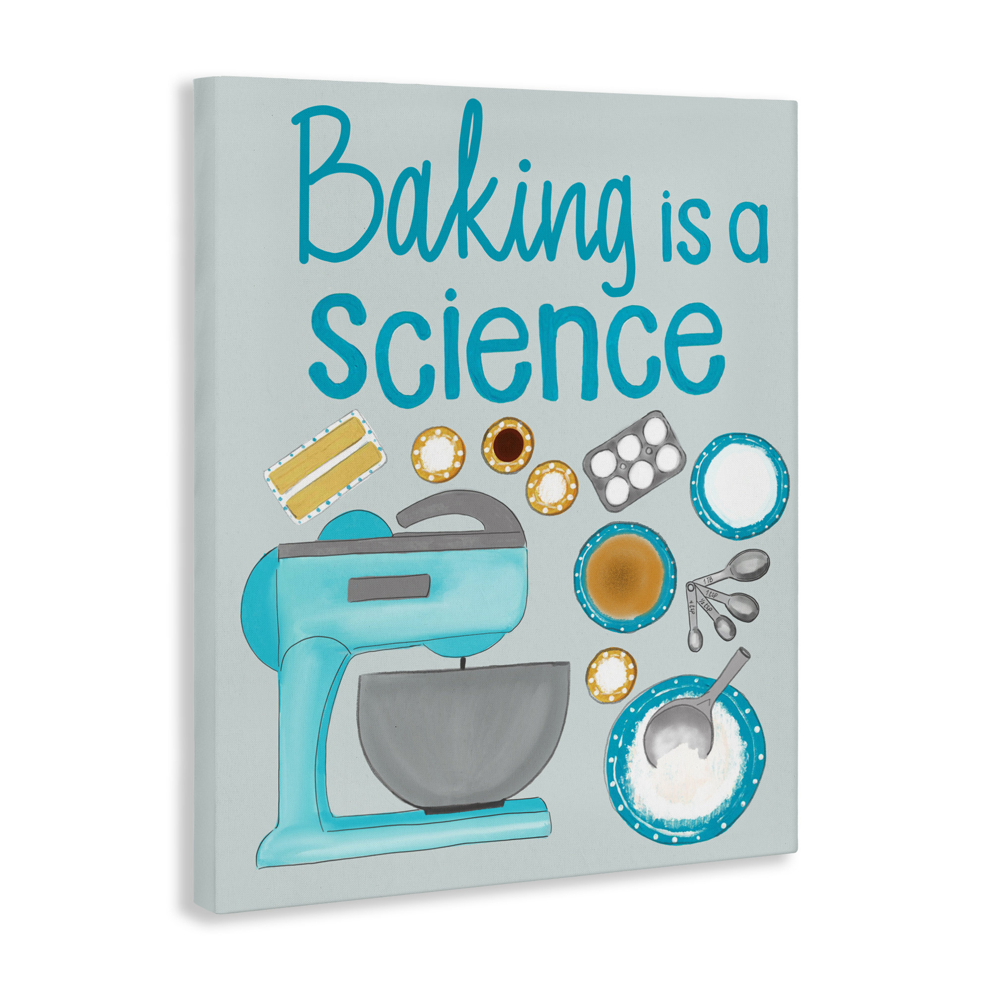 Trinx Baking Is A Science Canvas, design by Christine Becker - Wayfair ...