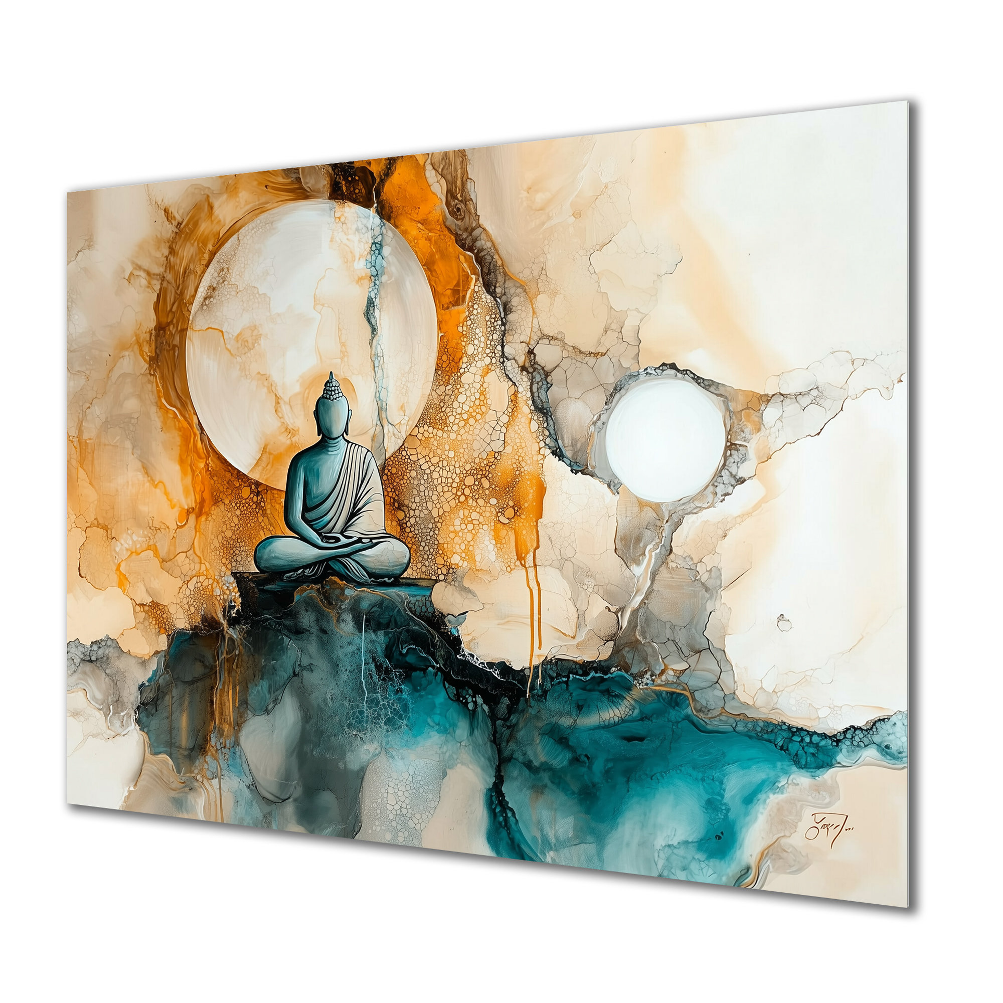 Ophelia & Co. Whispering Light Of Buddhism II - Spiritual Metal Decor ...