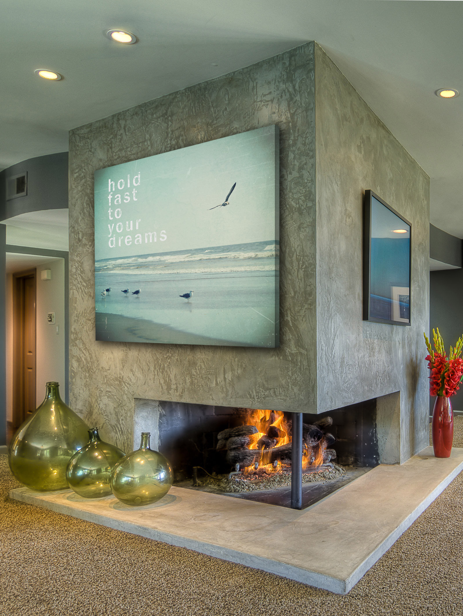 East Urban Home Hold Fast to Your Dreams by Sylvia Cook - Wrapped ...