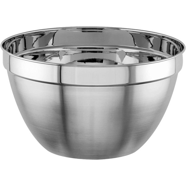 NU Steel Stainless Steel 3 Piece Nested Mixing Bowl Set | Wayfair