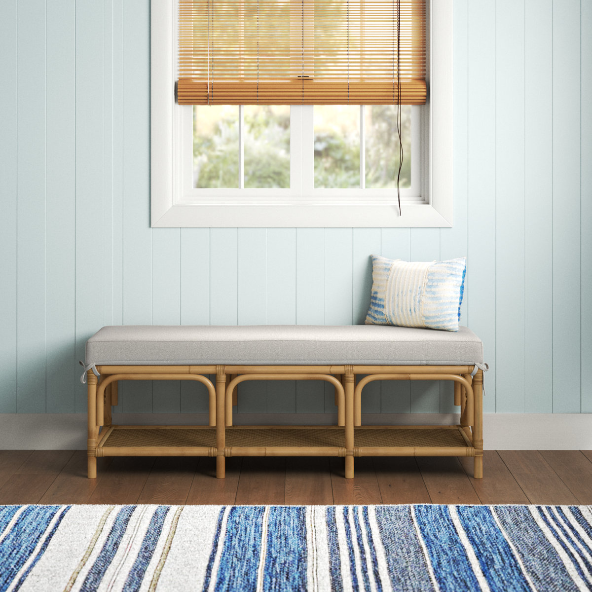 Birch Lane™ Harker Global Bench & Reviews | Wayfair