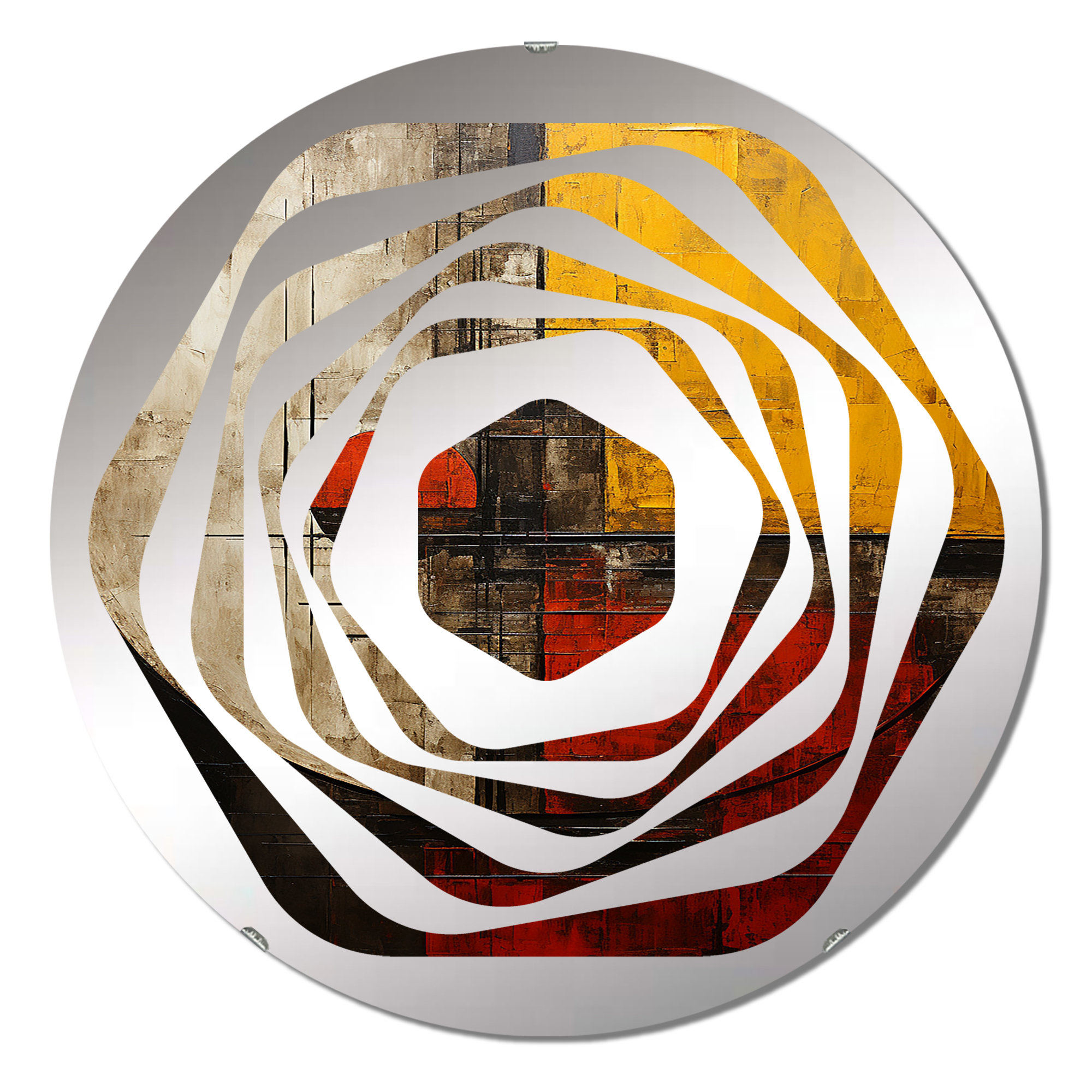 East Urban Home Spearden - Amorphe Decorative Mirror | Wayfair
