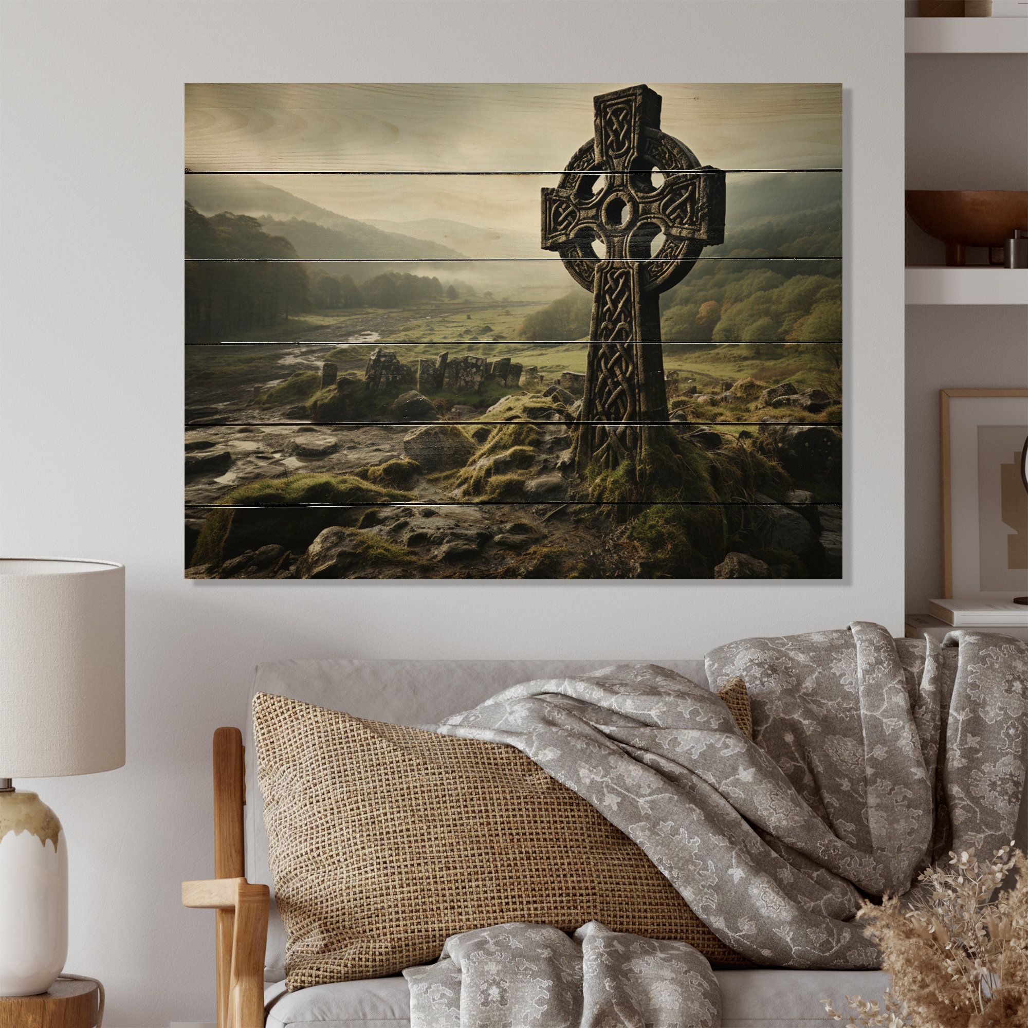 Millwood Pines Ireland Celtic Harmony - Unframed Print on Wood | Wayfair