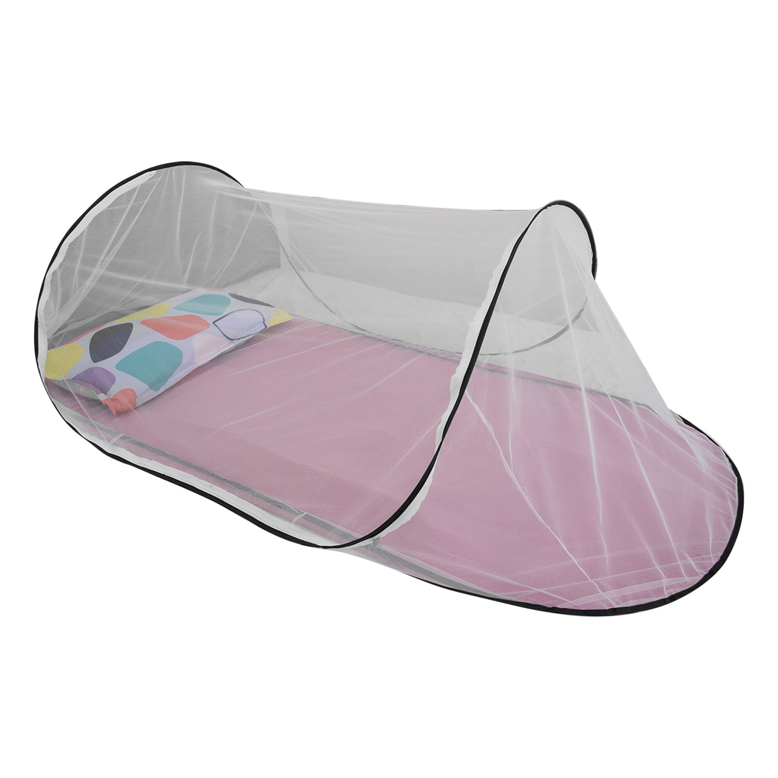 Latitude Run® Pop Up Mosquito Net Tent Bed Portable Folding Fly Net ...