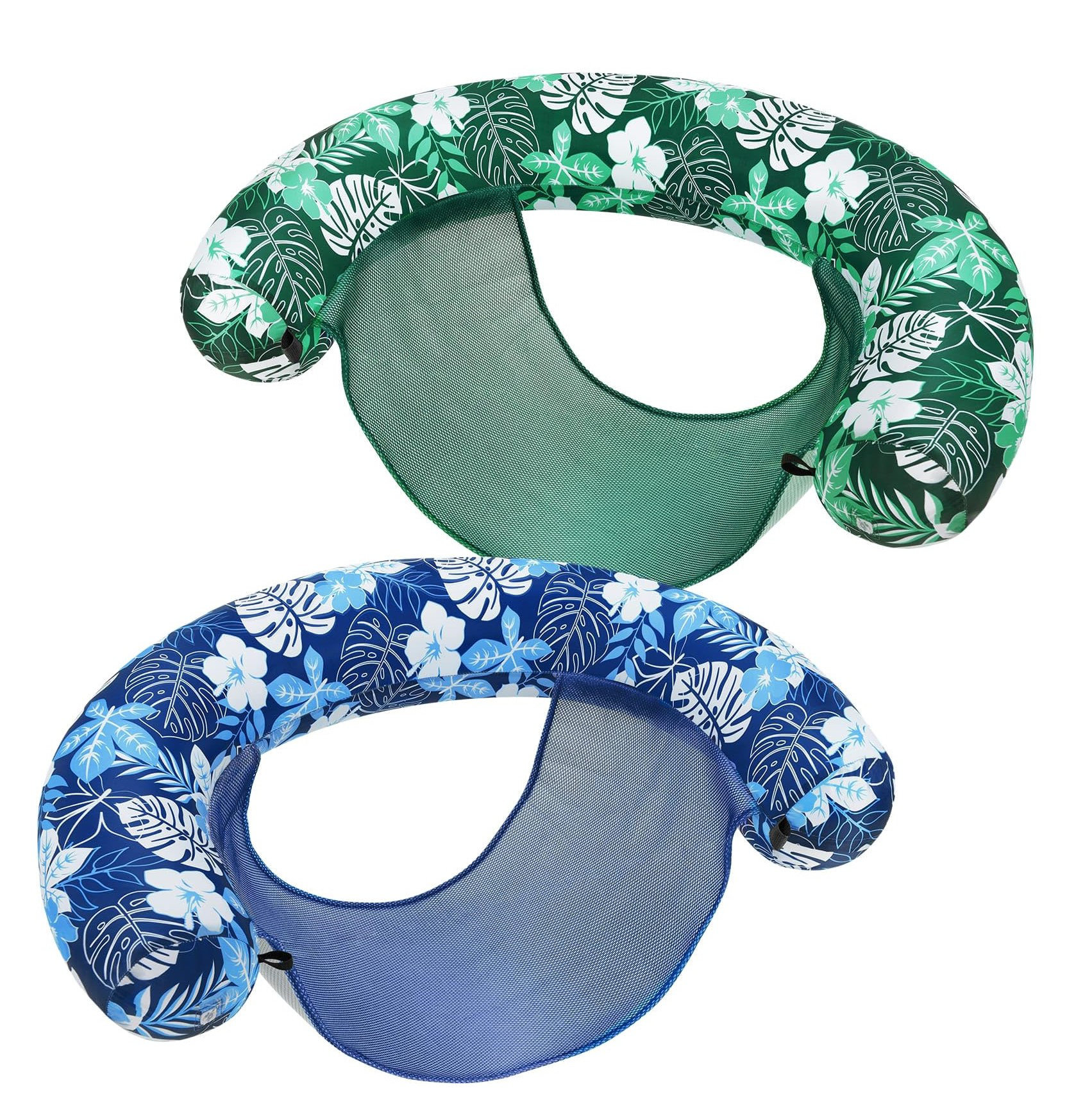 INVOTOT 2 Pack Inflatable Pool Floats Pool Chair, Tanning Floaties With ...