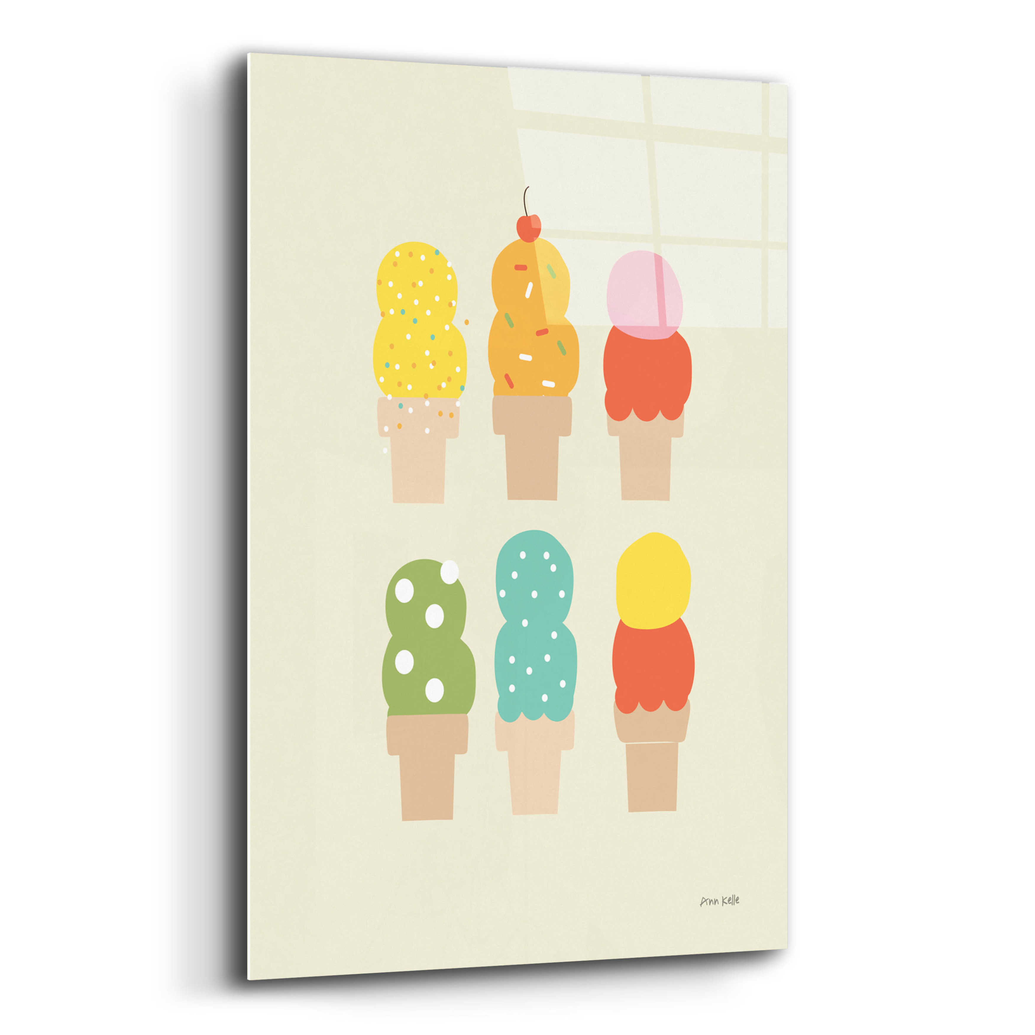 Isabelle & Max™ ''Double Scoops'' By Ann Kelle Designs, Acrylic Glass ...