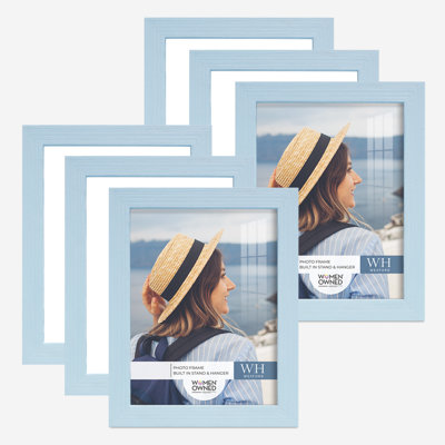 light blue photo frames