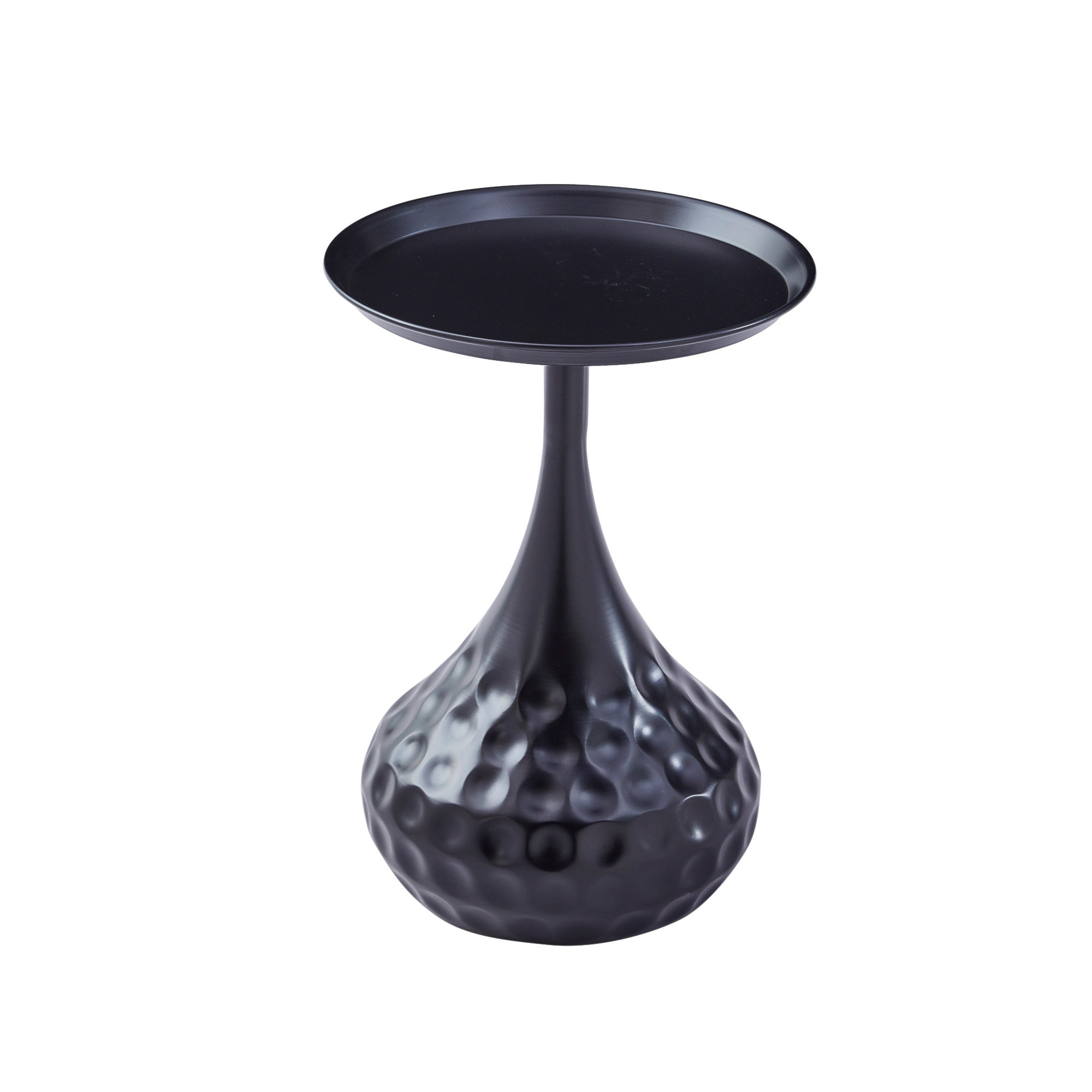 STYLISH Metal Side Table, Small Sofa Table, Round End Table Metal ...