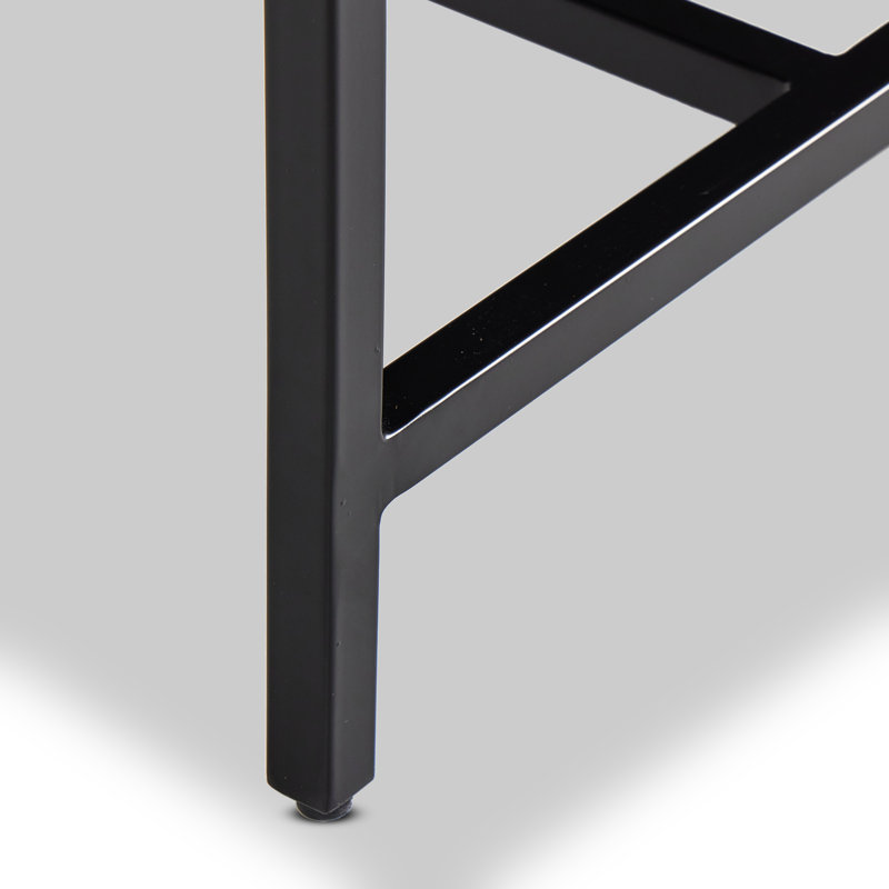 Trent Austin Design® Moua Genuine Leather Upholstered Bench | Wayfair