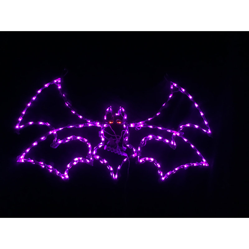 Lori's Lighted D'Lites Animated Hanging Bat Halloween Holiday Lighted ...