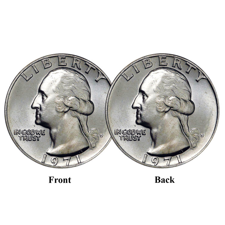 Quarter Front And Back