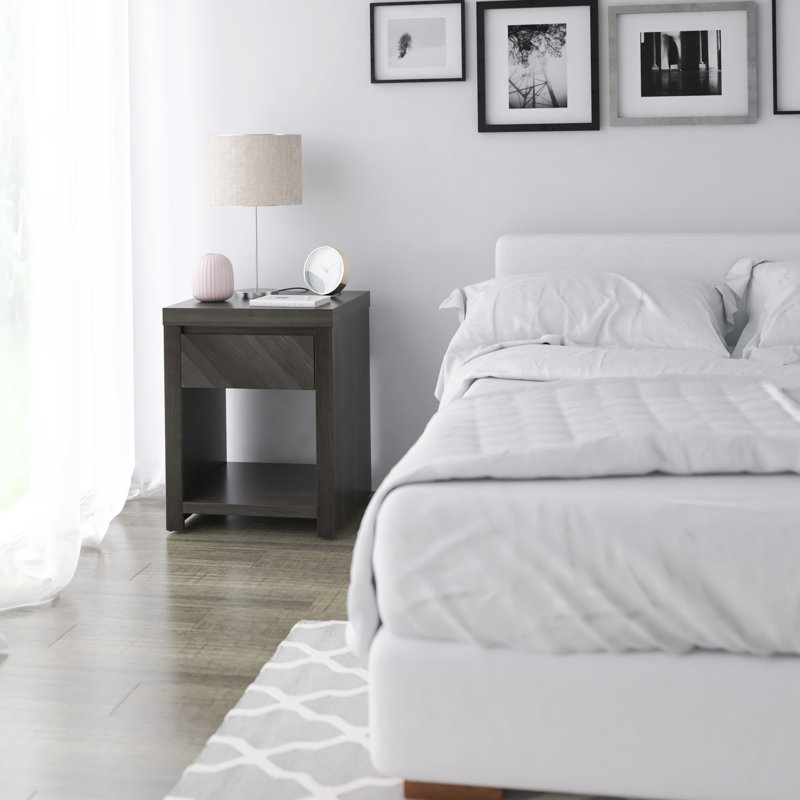 Mercury Row® Roybal Night Stand with USB Charging & Reviews | Wayfair