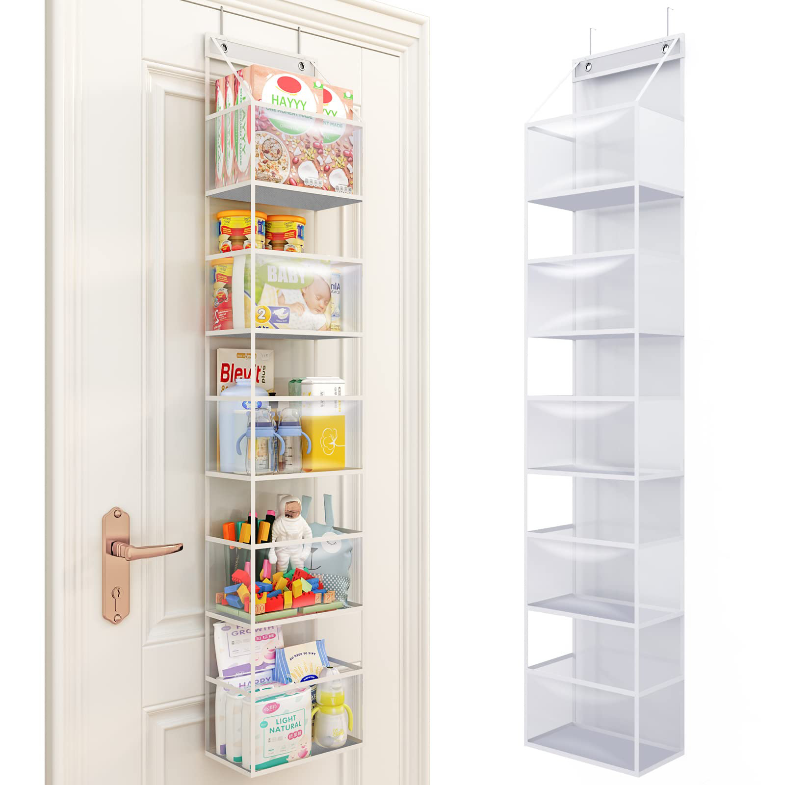 Rebrilliant 5-shelf Over The Door Hanging Organizer & Reviews | Wayfair