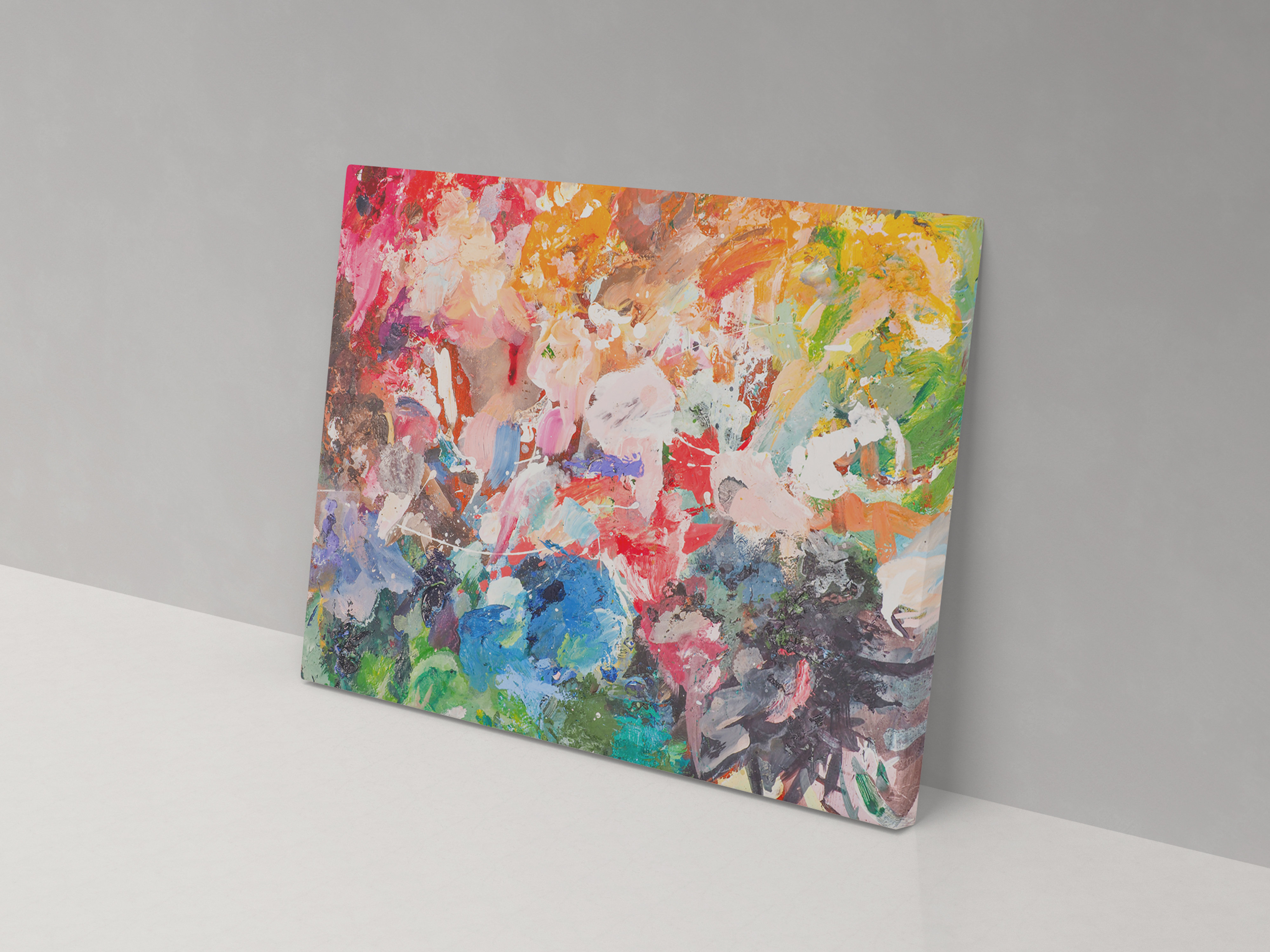 Metro Lane Paint Palette - Wrapped Canvas Painting | Wayfair.co.uk